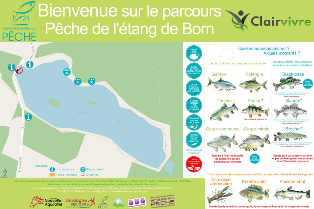 Panneau plan d’eau Clairvivre_page-0001 | Fédération Pêche Dordogne